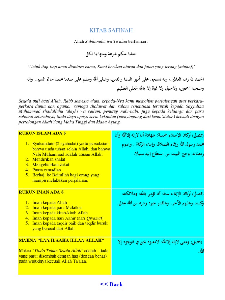 Kitab Safinah PDF | PDF