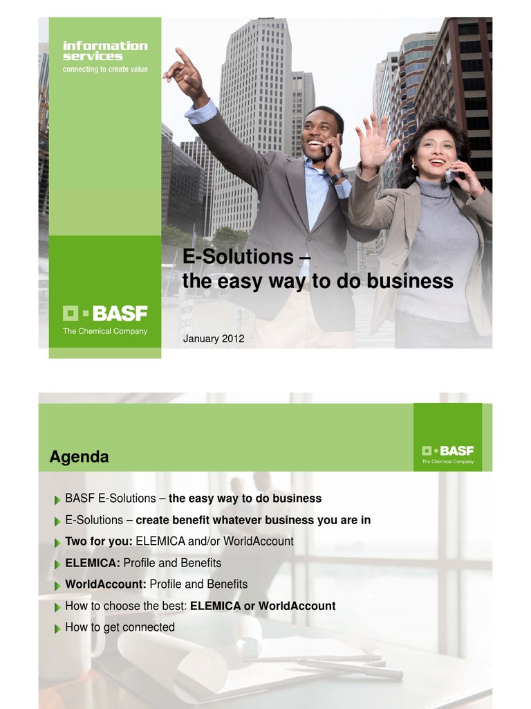 BASF E Solutions | PDF | Enterprise Resource Planning | Service Industries