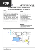 LD 7575 | PDF | Mosfet | Field Effect Transistor