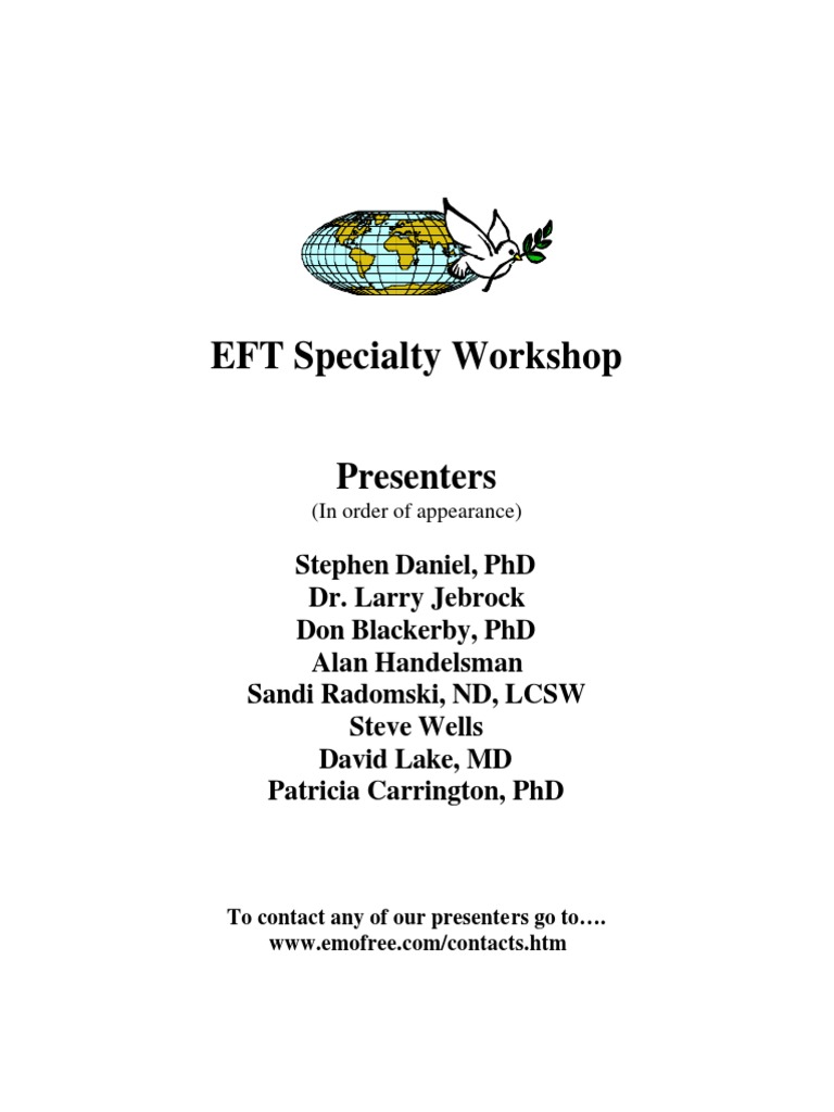EFT Specialty Series 2 Handout | PDF | Adrenocorticotropic Hormone ...