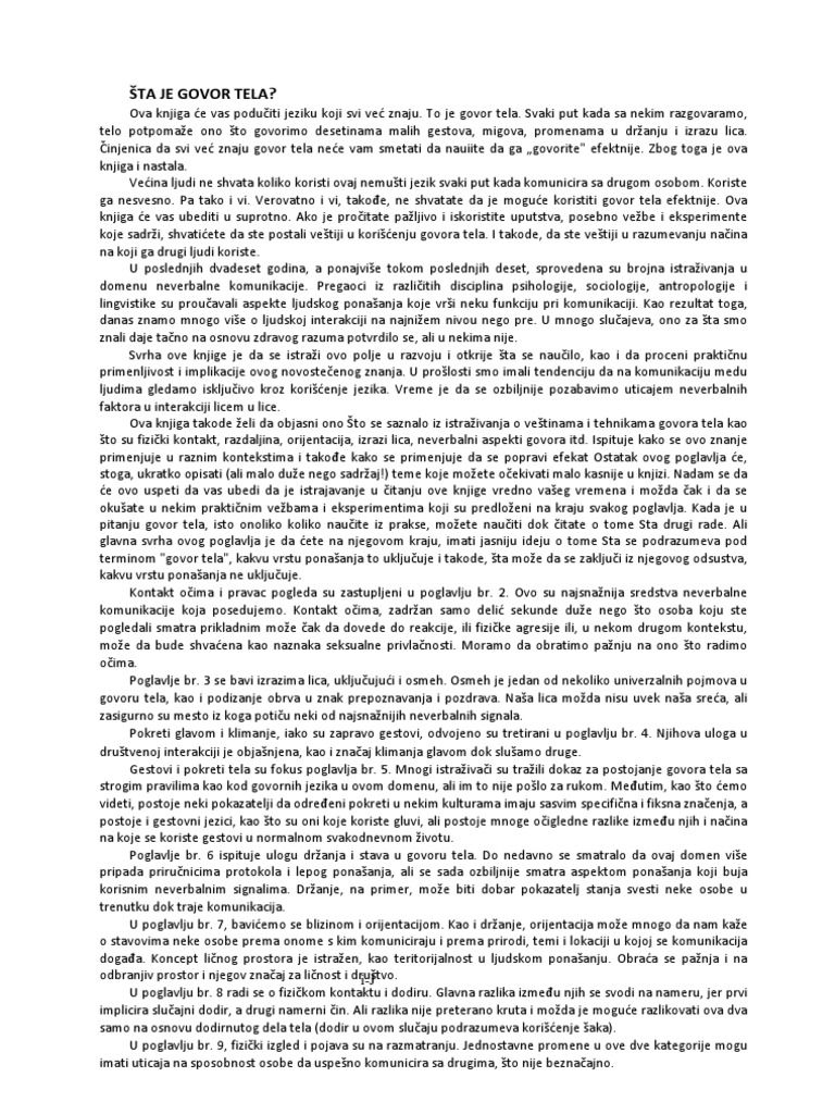 Veinrajt, Gordon R. - Govor Tela-Final | PDF
