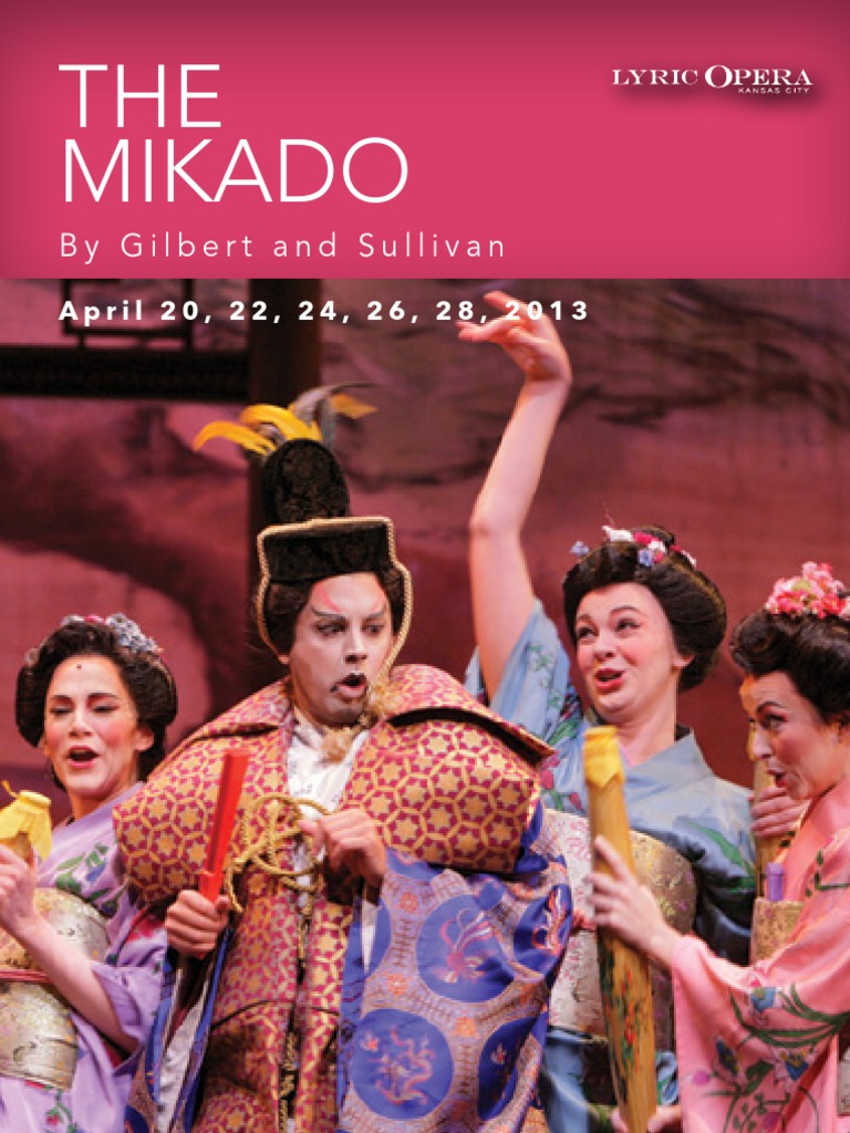 2013 The Mikado Program | PDF | Vocal Music | Opera