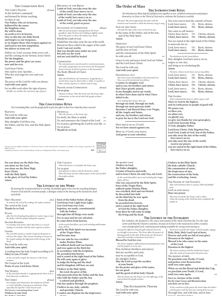 The Introductory Rites: All Stand | PDF | Mass (Liturgy) | Eucharist