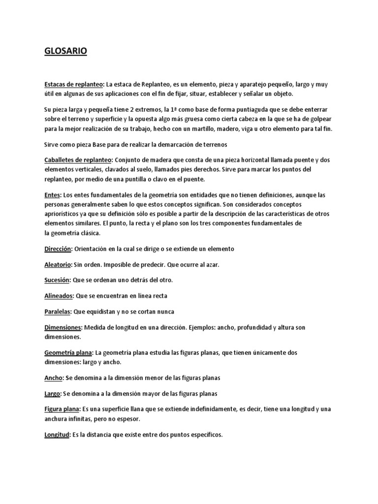 glosario.docx | Circulo | Línea (geometría)