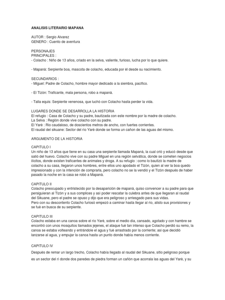 Mapana Sinopsis | PDF