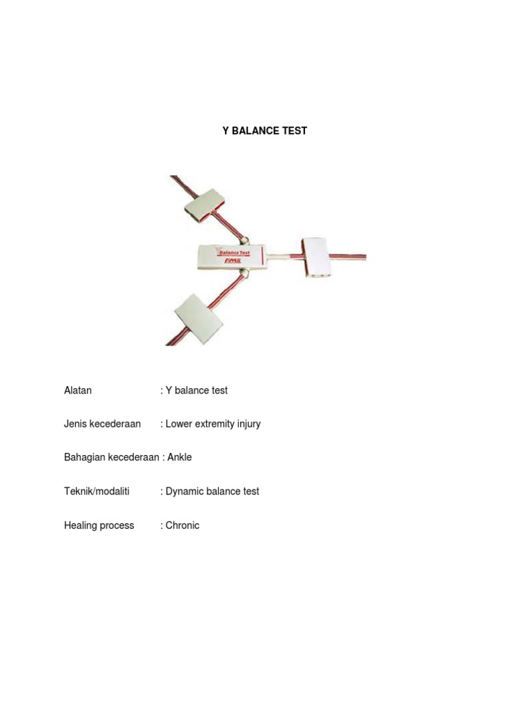 Y Balance Test | PDF