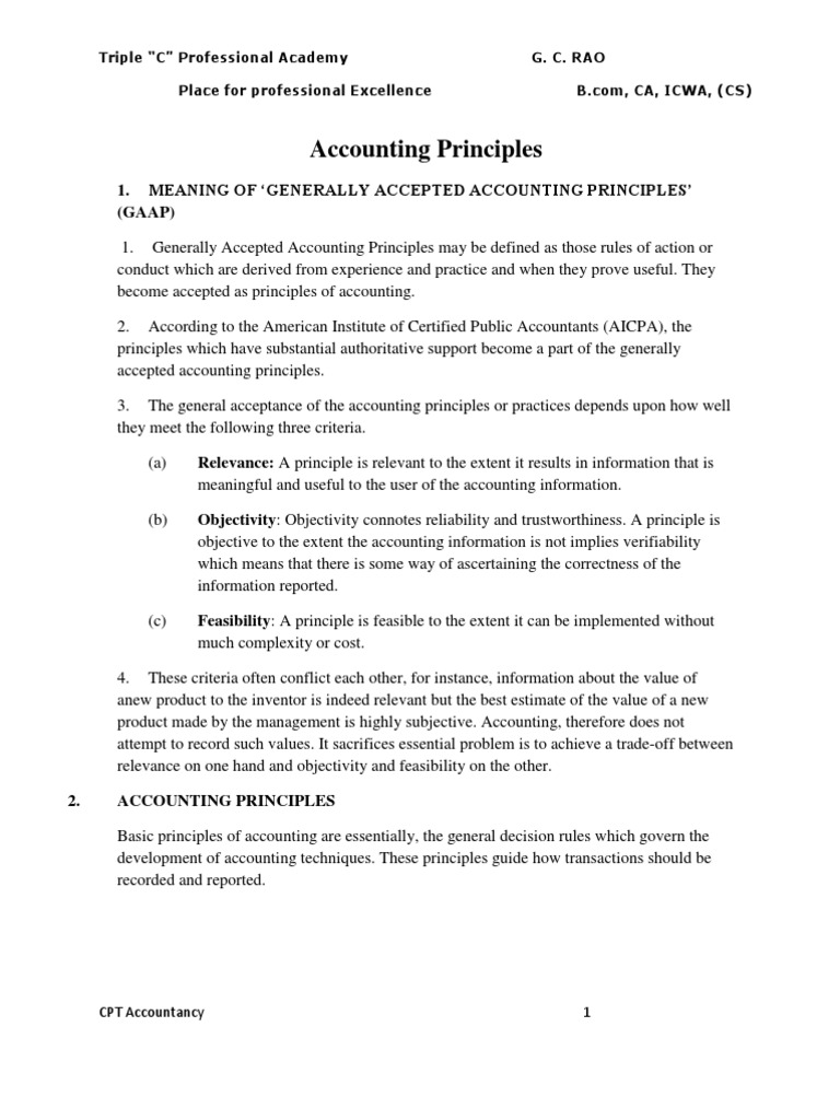 Accounting Basic Concepts | Download Free PDF | Debits And Credits ...