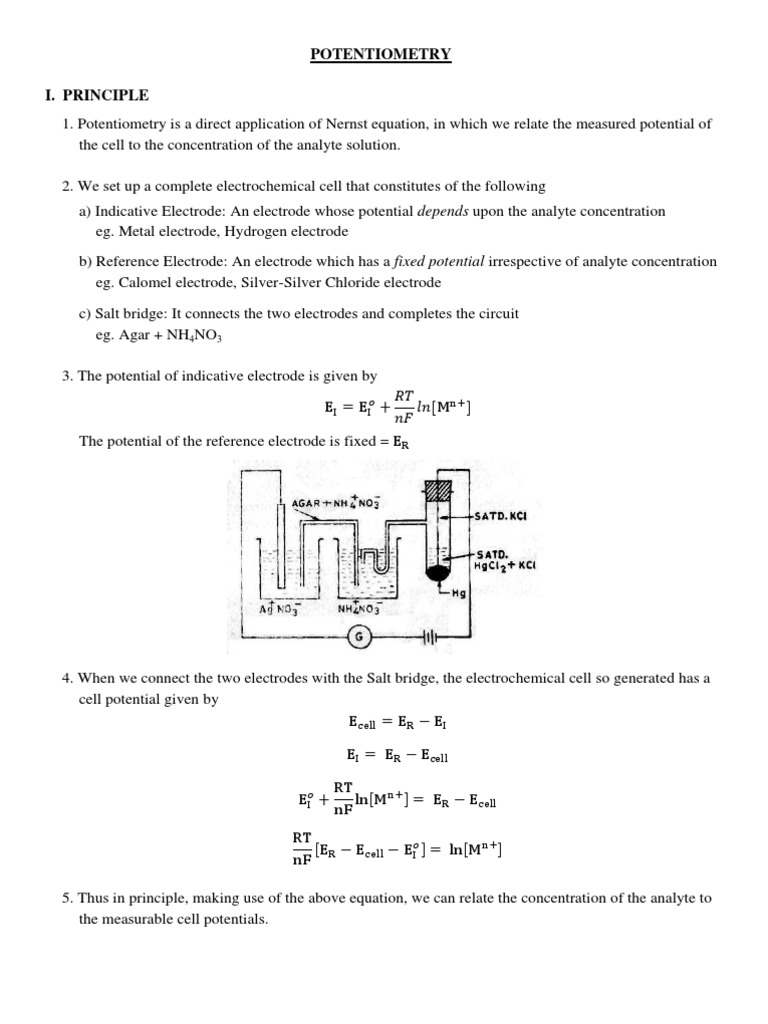 POTENTIOMETRY | Titration | Ph