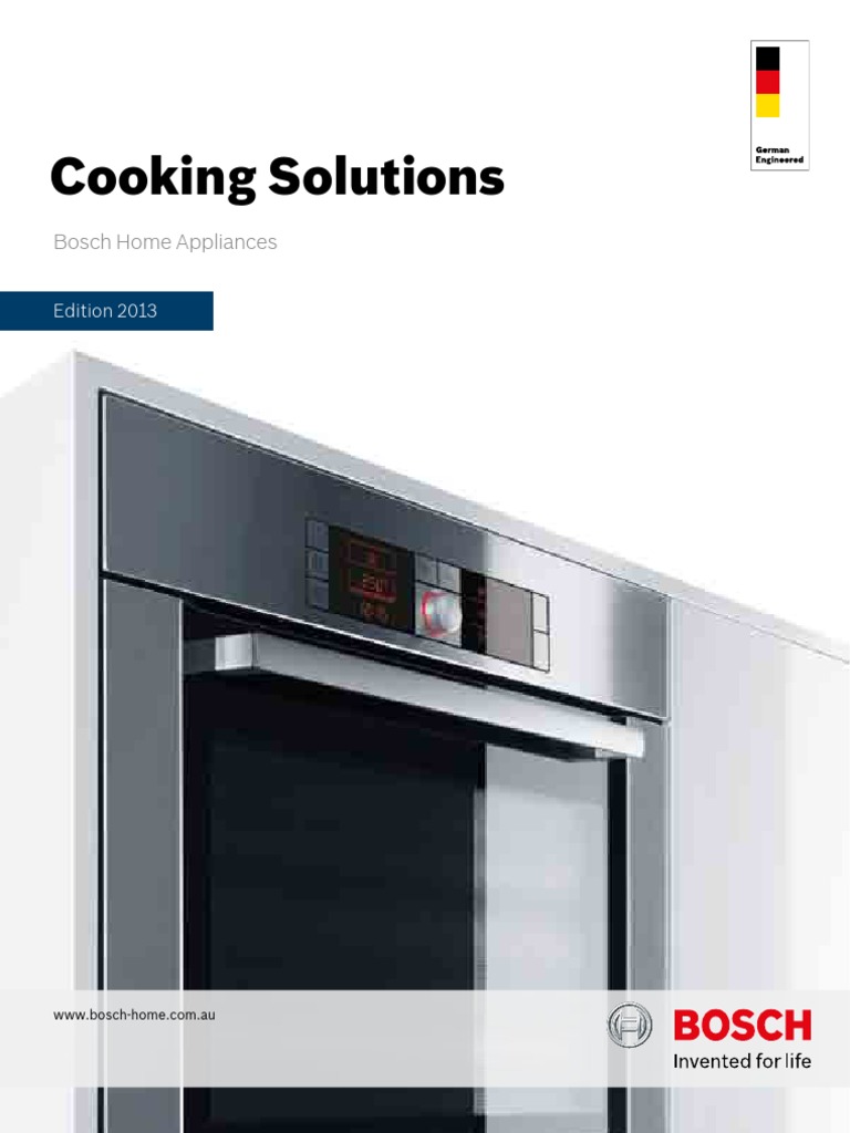 Bosch Spreads | PDF | Grilling | Oven