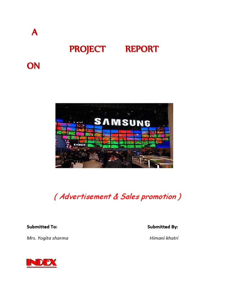 Project On Samsung | PDF | Samsung | Coupon