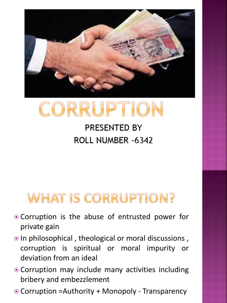 Corruption | PDF | Corruption | Bribery