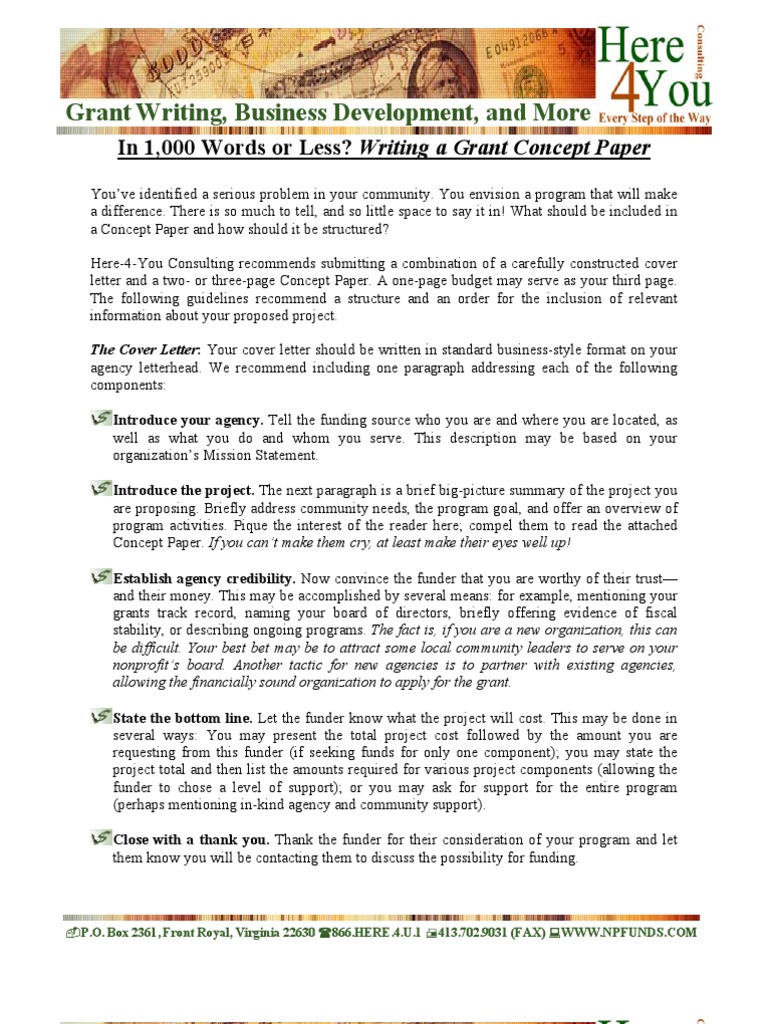 Grant Writing, Business Development, and More: in 1,000 Words or Less ...