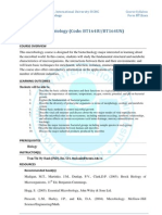 BSC Microbiology Syllabus 1st Year PDF | PDF | Metabolic Pathway | Cell ...