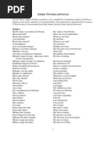 Chichewa Vocabulary List | PDF | Verb | Adjective