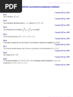Permutari. Aranjamente. Combinari. Probabilitati | PDF