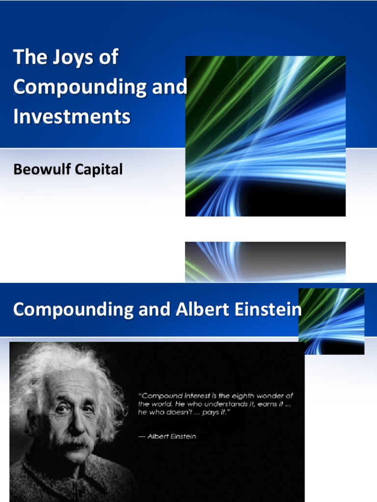 Joys of Compounding PDF | PDF | Wealth | Financial Economics