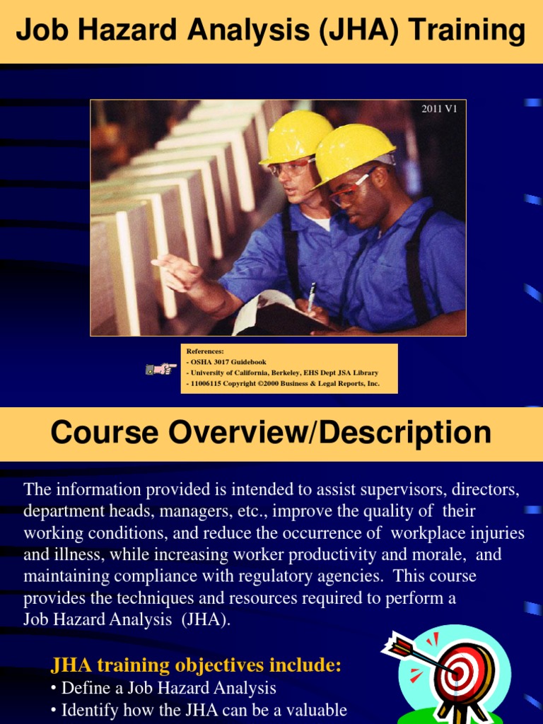 Job Hazard Analysis Training 2011 | PDF | Personal Protective Equipment ...