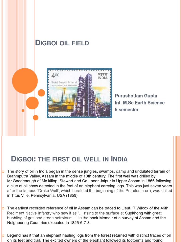 Digboi Oilfield | PDF | Geology | Earth Sciences