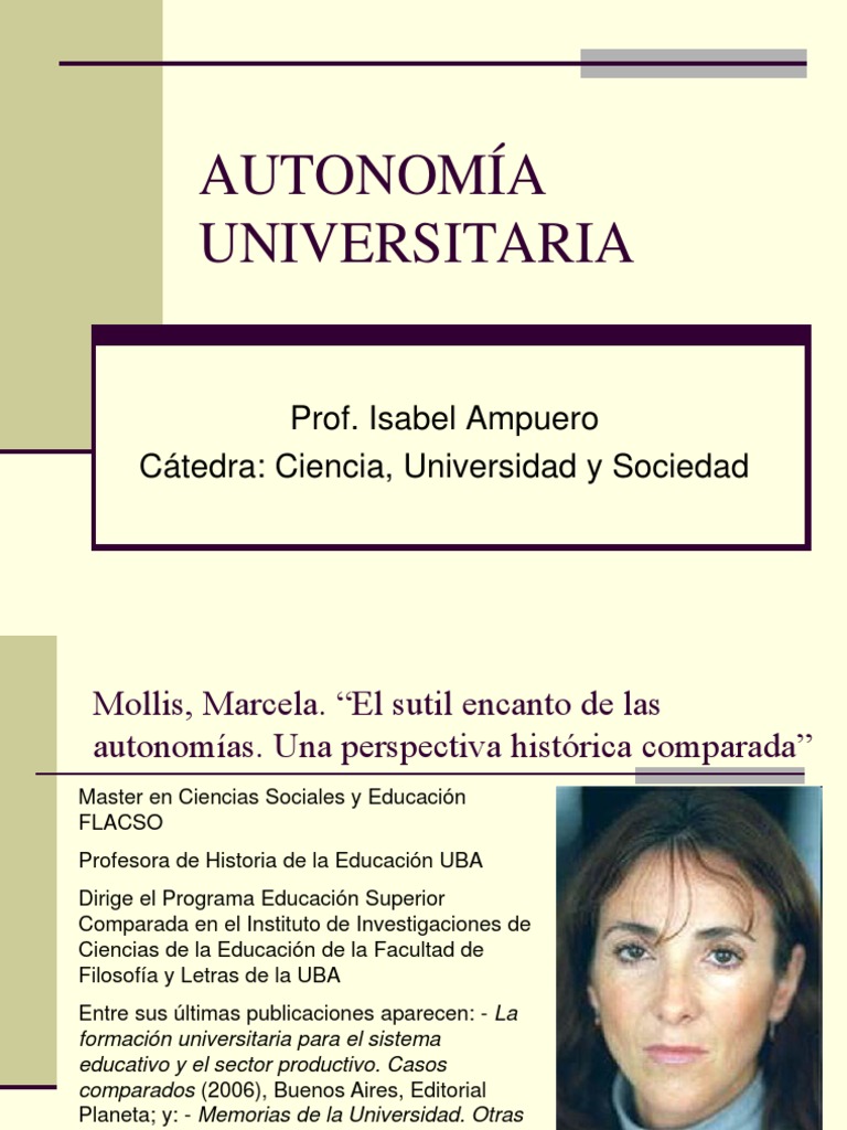 Autonomía Universitaria | PDF | Universidad | Estado (política)