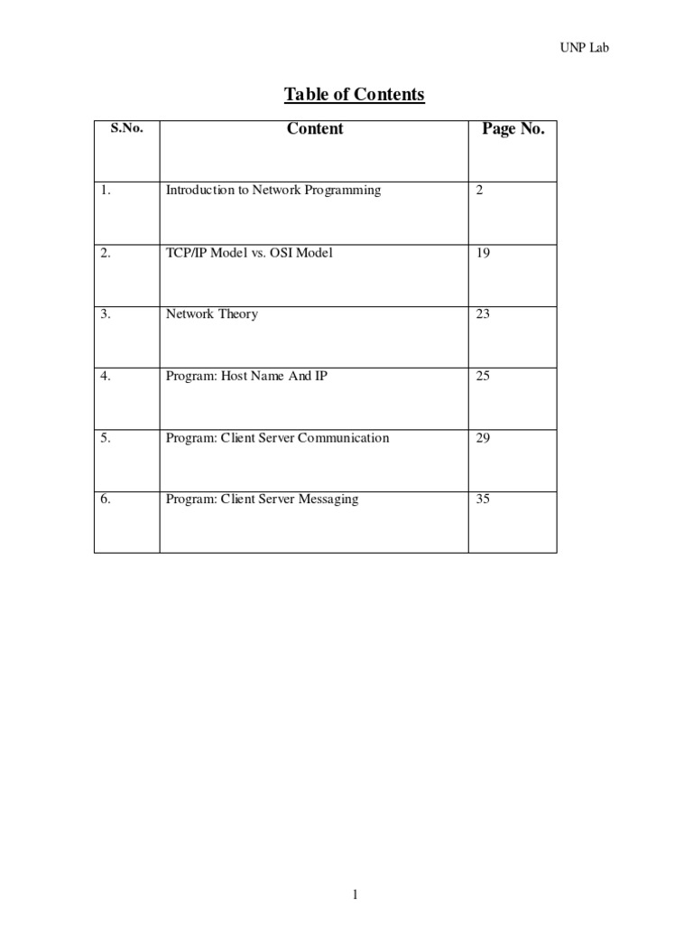 Unix Network Lab Manual | PDF | Osi Model | Network Socket