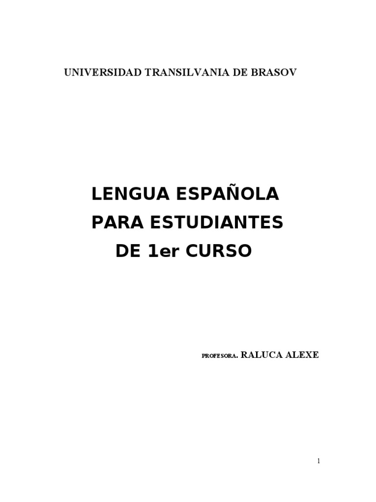 Manual Spaniola | PDF