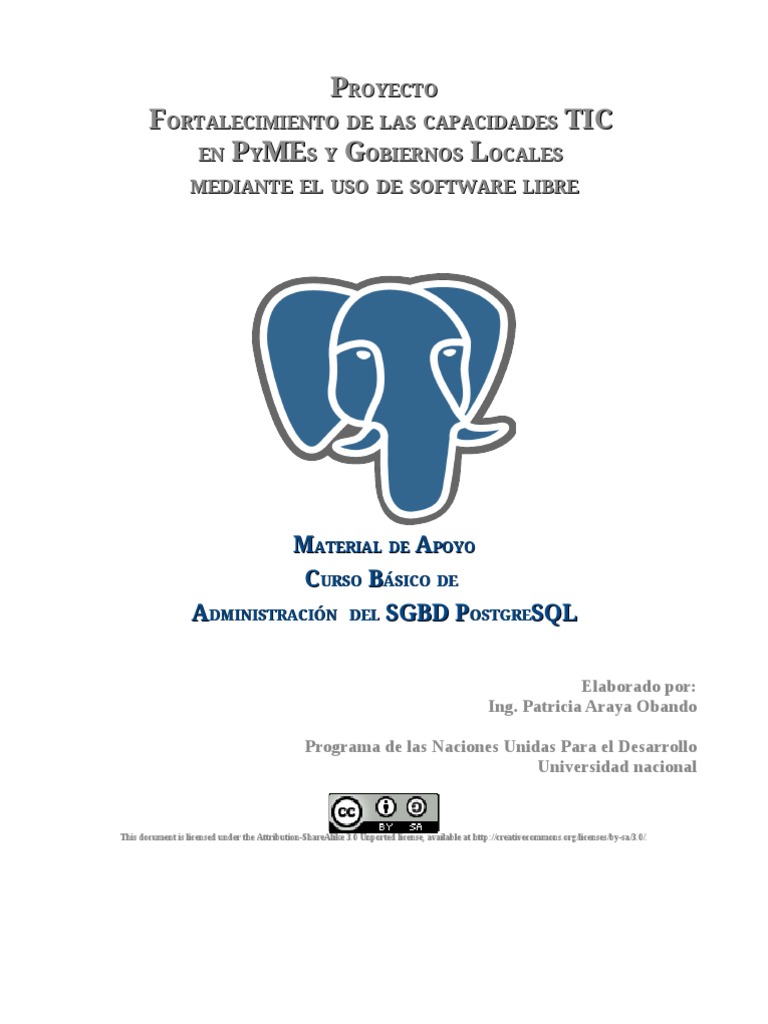 Manual Curso Basico Postgres | PDF | SQL | Postgre Sql