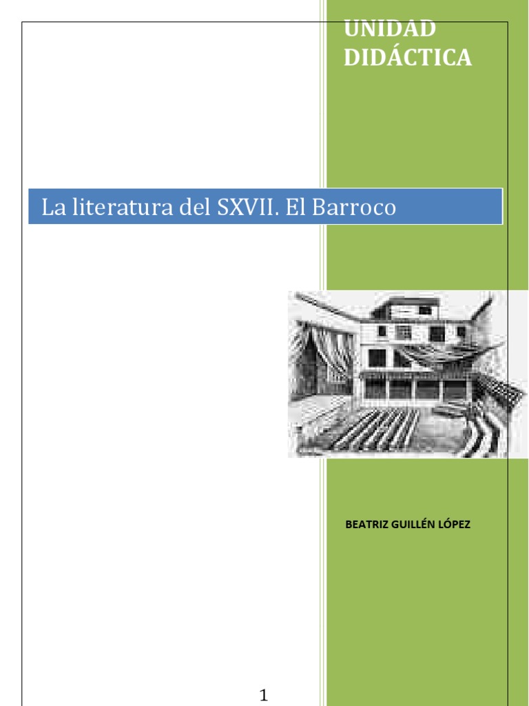 Unidad Didáctica. La Literatura Del SXVII - El Barroco | PDF | Barroco ...