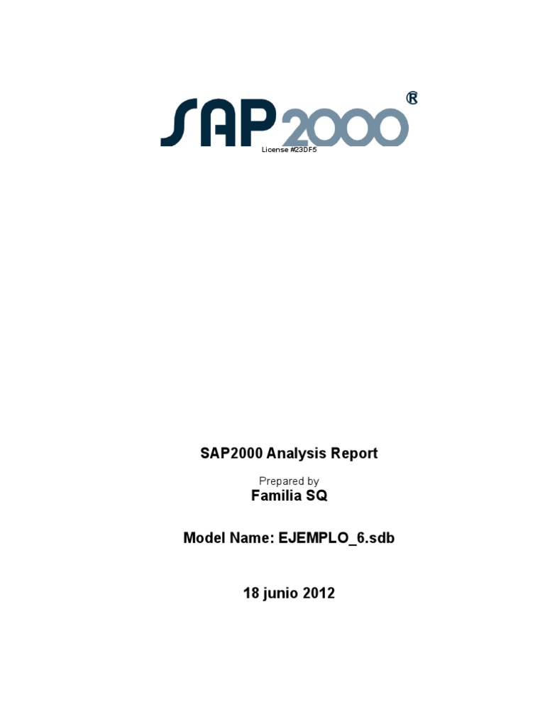 Ejemplo 6 - SAP2000 | PDF | Science | Ciencia y Tecnología