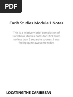 Caribbean Studies Module 1 Overview | PDF | Caribbean | Social ...