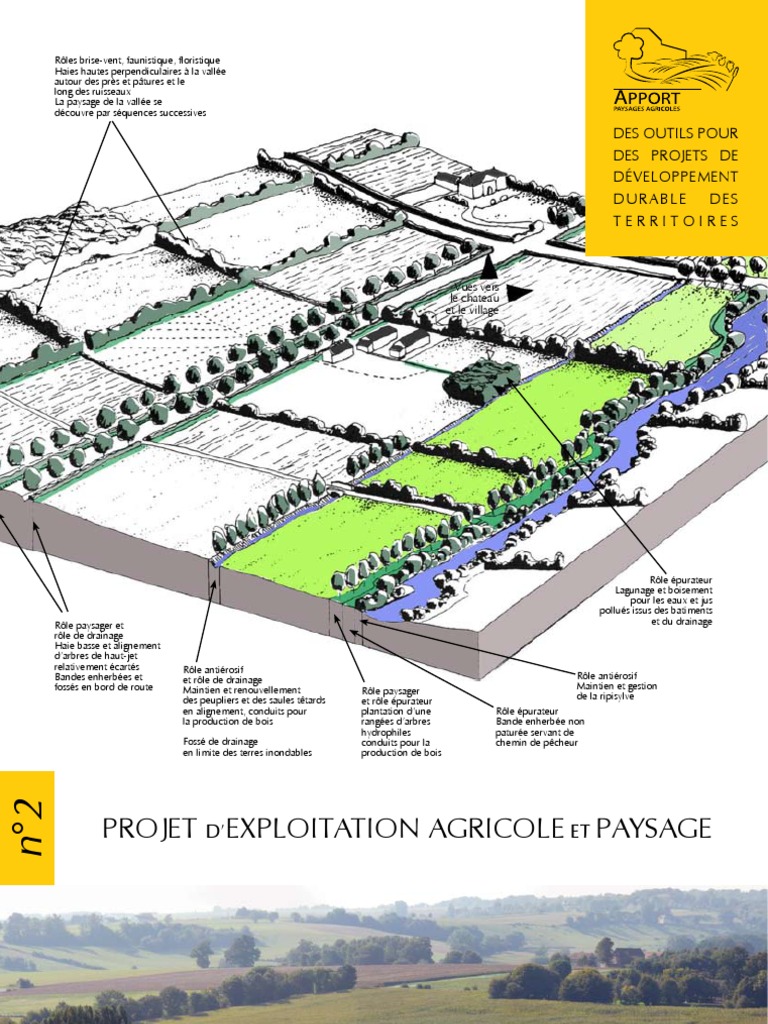 2 Projet Exploitation Agricole Paysage | Paysage | Haie