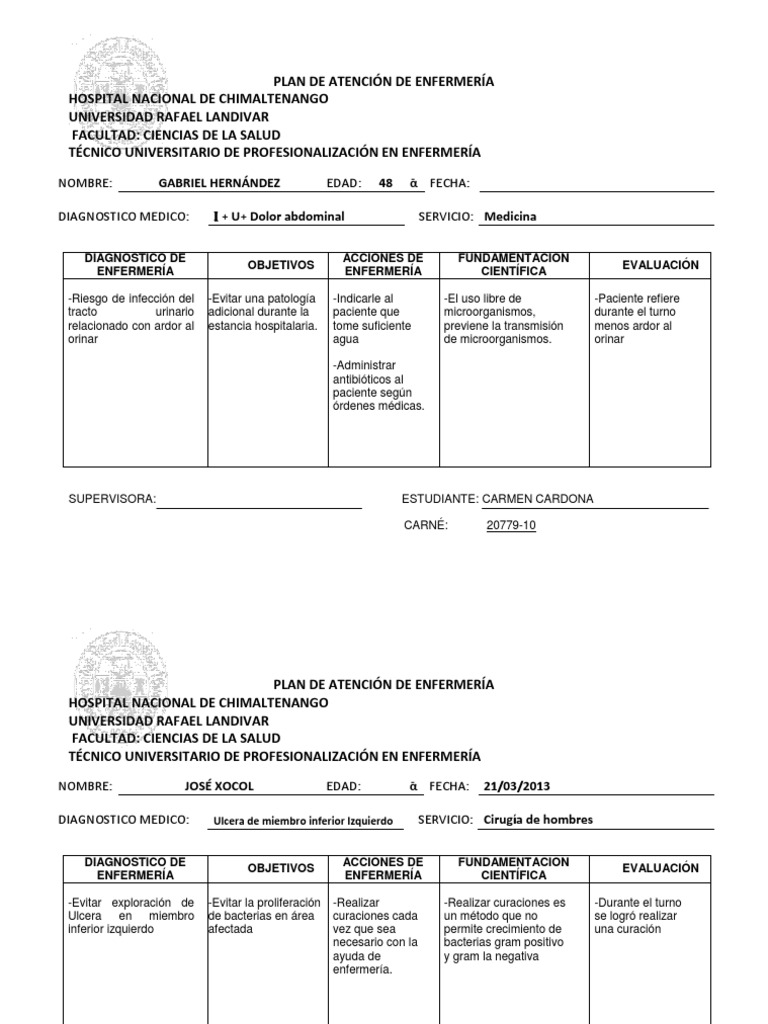 Informe de Alta Hospitalaria | PDF