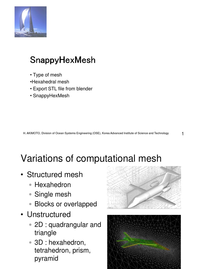 Snappy Hex Mesh Pdf Areas Of Computer Science Computing