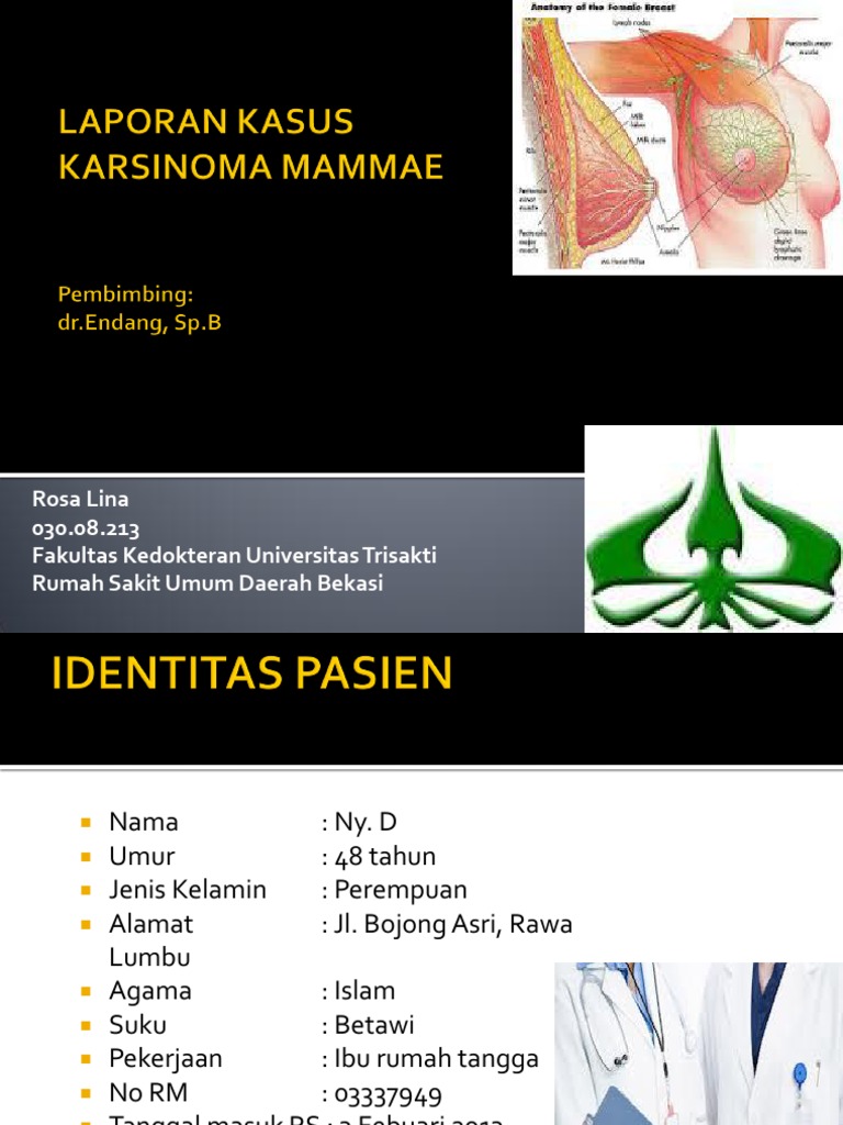 Laporan Kasus Ca Mamae | PDF