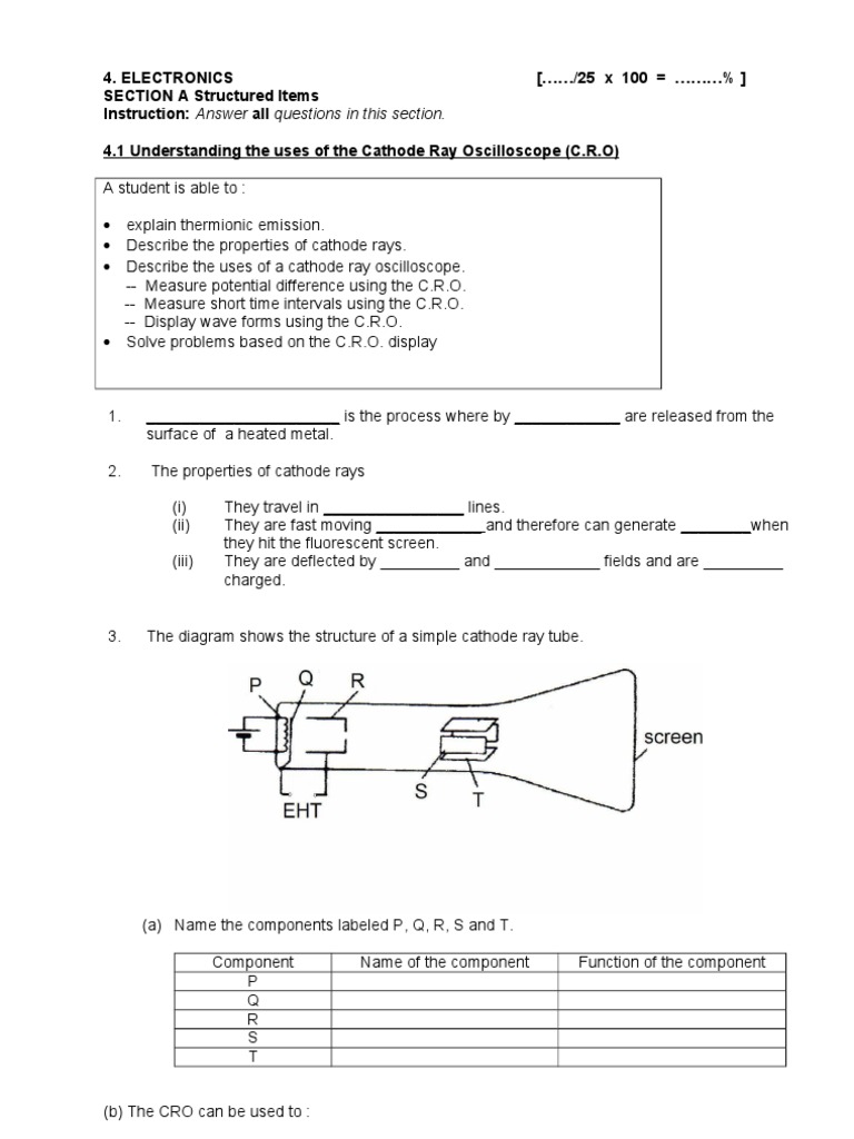 Form 5 Chapter 4 Physics Pdf Diode Semiconductors