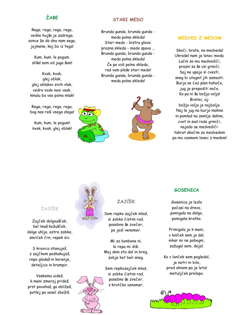 Razne Pesmice | PDF