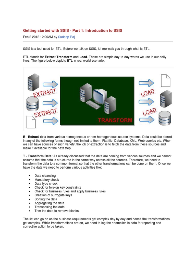 SSIS Tutorial | Microsoft Sql Server | Business Intelligence
