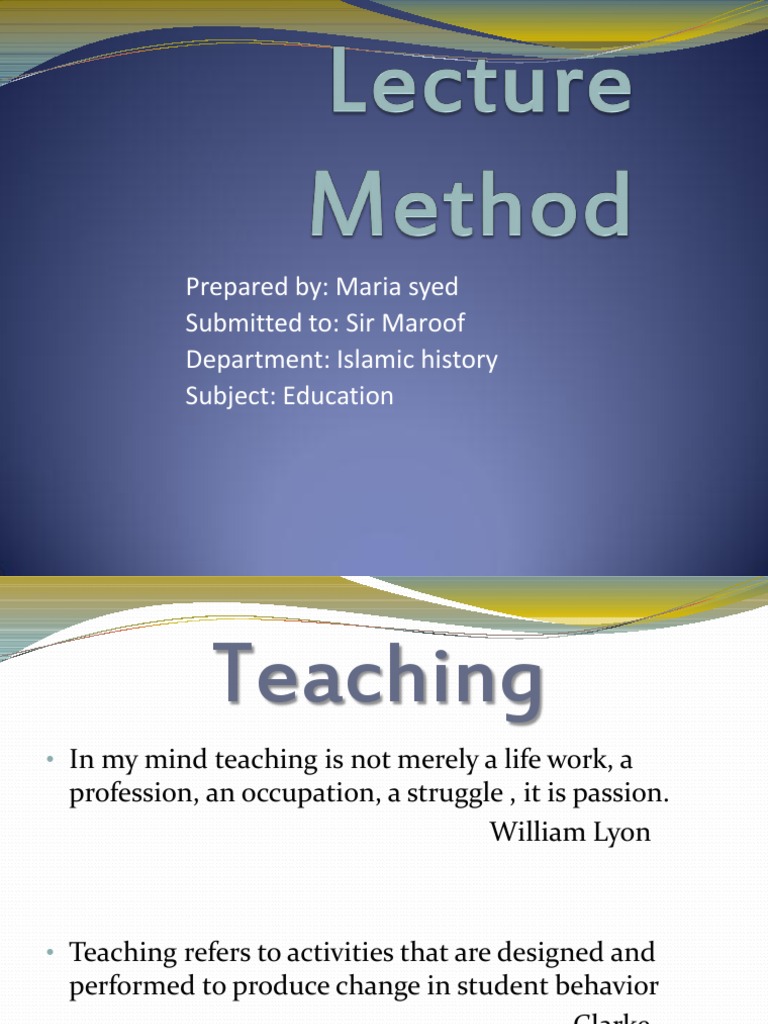 Prepared By: Maria Syed Submitted To: Sir Maroof Department: Islamic ...