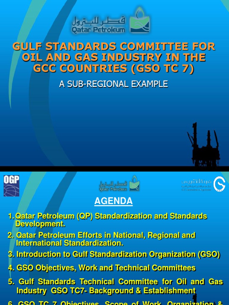 Gulf Standards Committee For Oil and Gas Industry in GCC Countries ...
