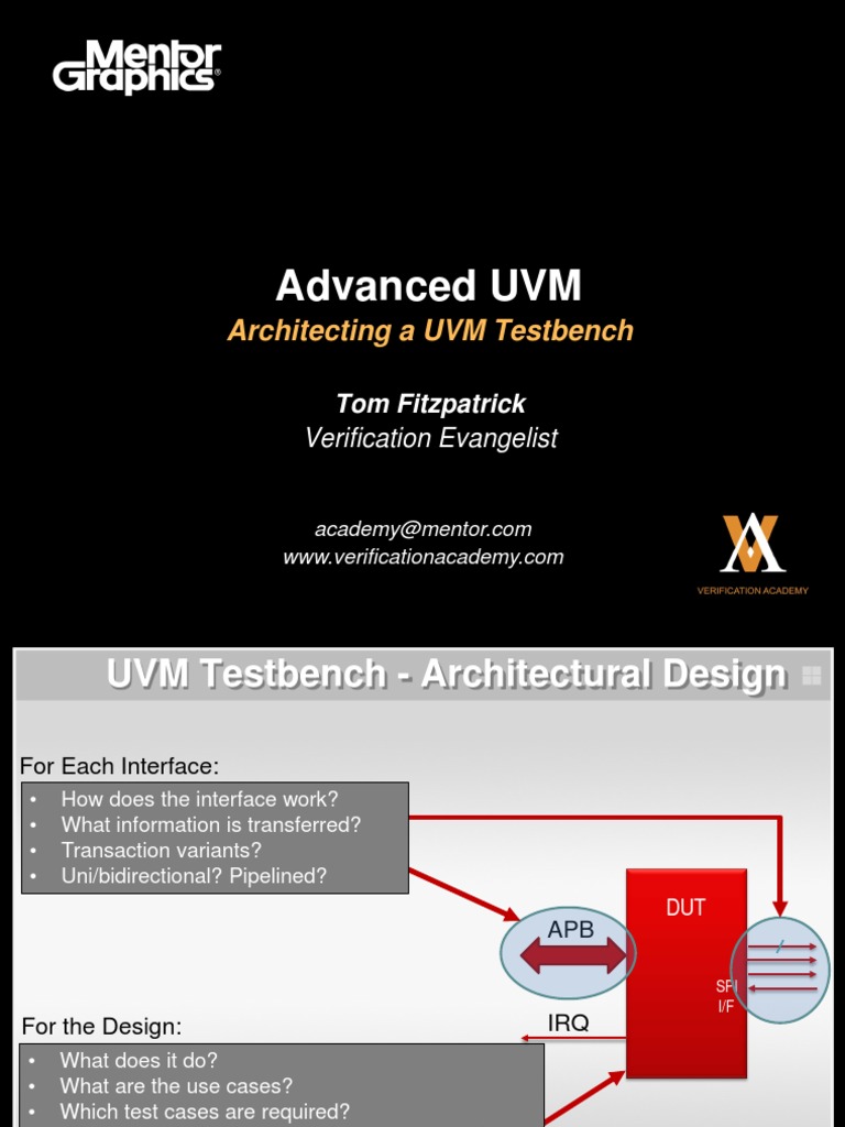 1 Architecting Uvm Testbench | PDF | Information Technology Management ...