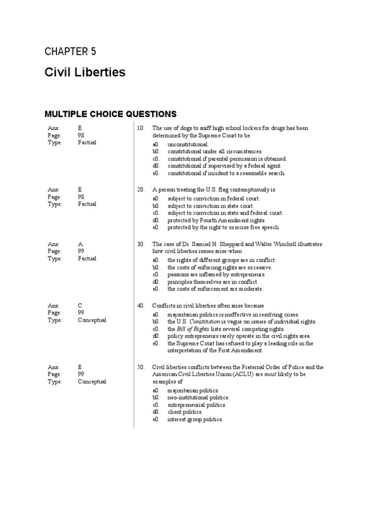 Supreme Court and Civil Liberties Conflicts | PDF | Defamation | First ...