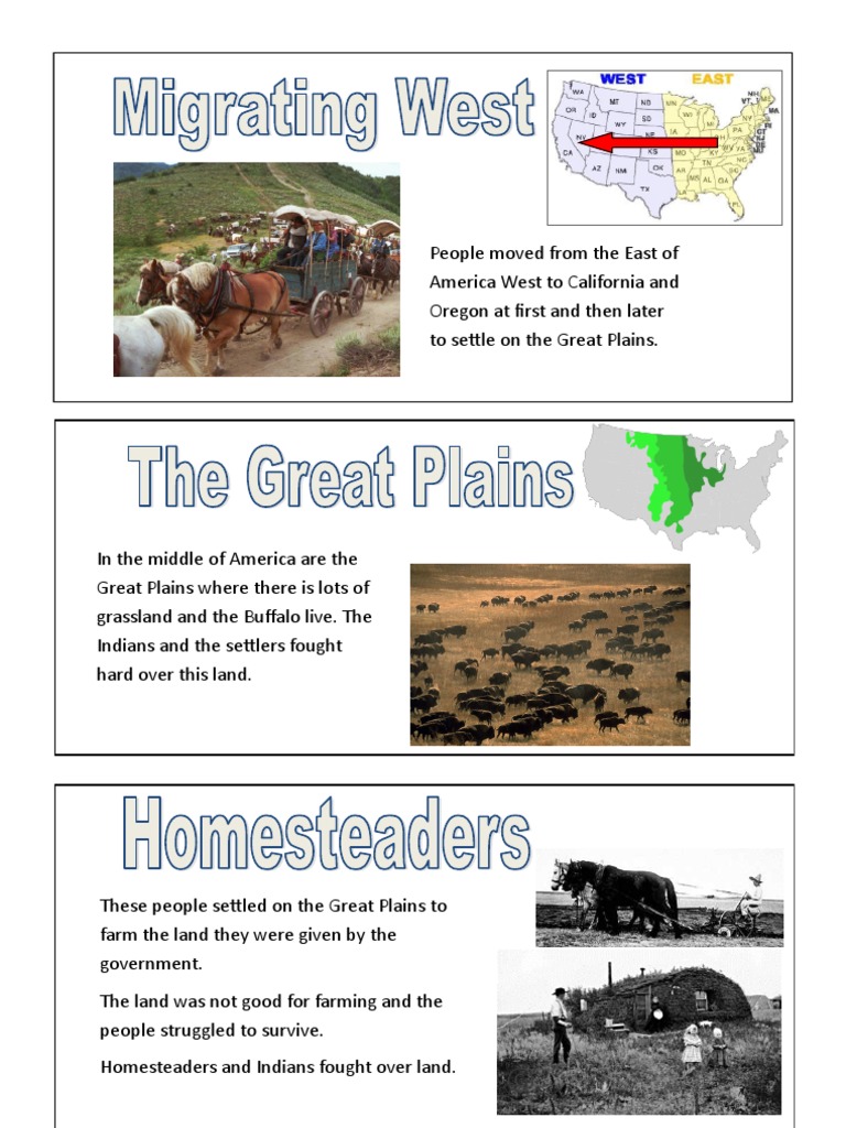 American West Flashcards PDF | PDF | Great Plains | Native Americans In ...