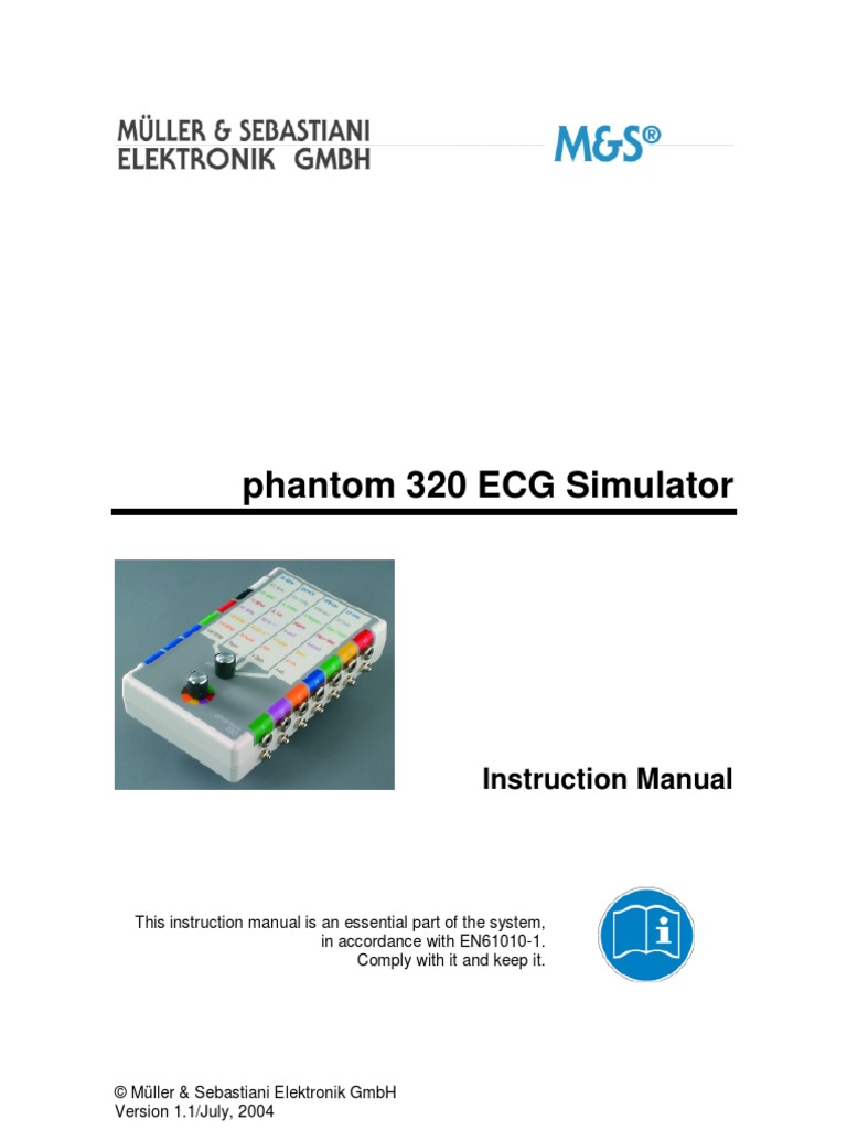 Phantom Manual | PDF | Electrocardiography | Internal Medicine