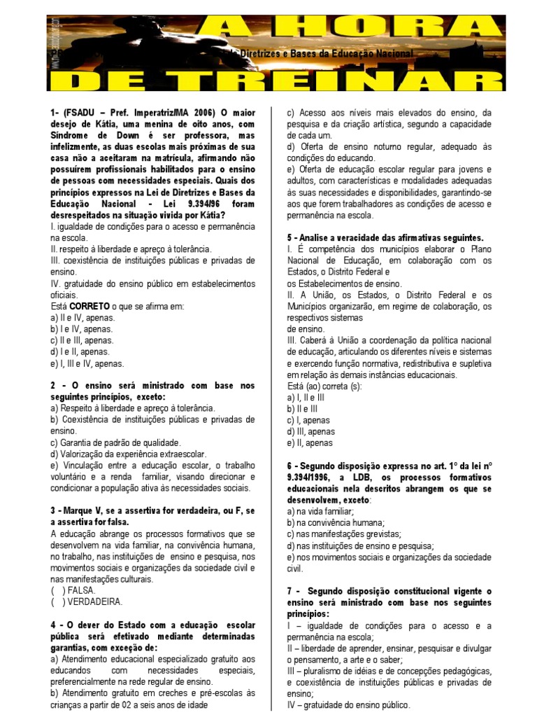 LDB - Aula 2 | PDF | Estado | Aprendizado