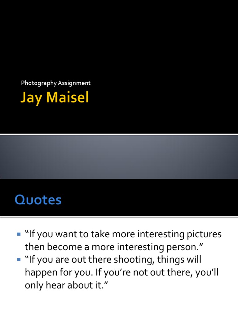 Jay Maisel | PDF | Color | Composition (Visual Arts)