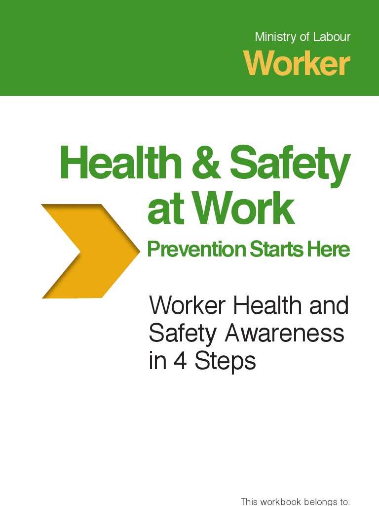Safety Workbook | PDF | Occupational Safety And Health | Personal ...