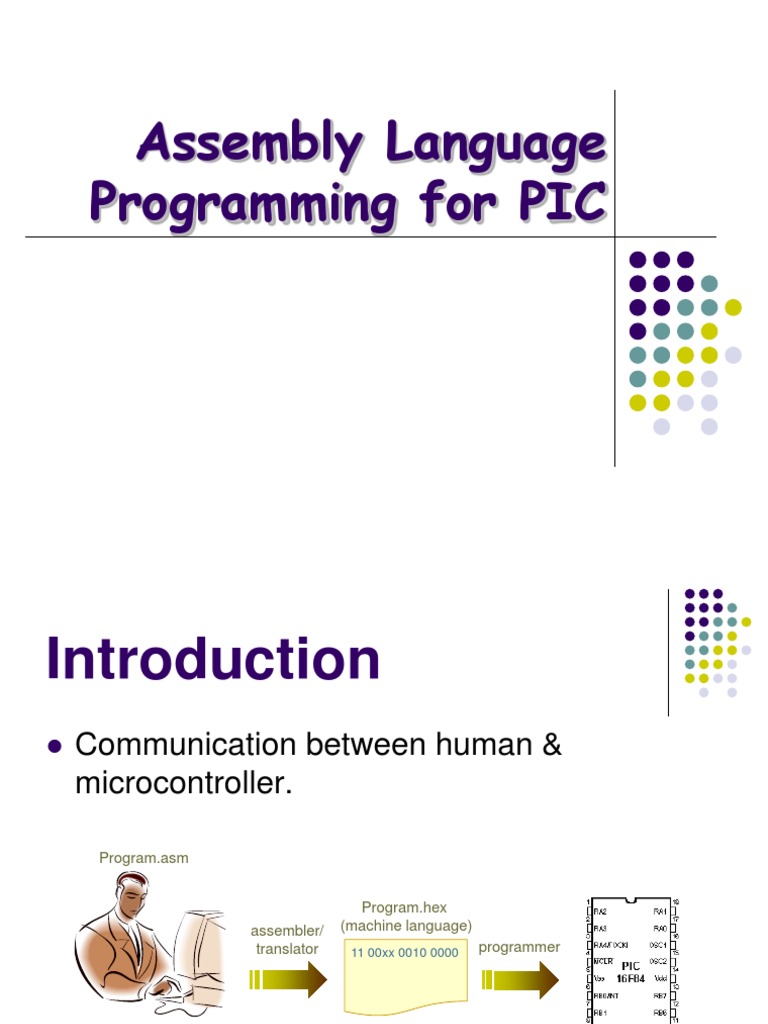 asembly | Assembly Language | Pic Microcontroller
