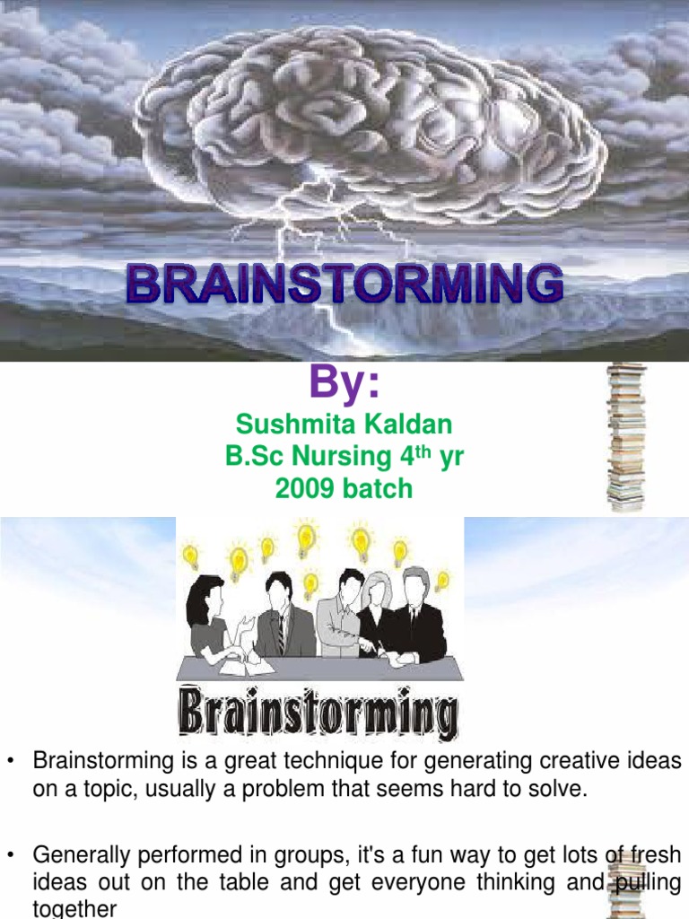 brainstorming.ppt | Brainstorming | Creativity