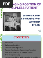 Turning Chart: Plan Your Patient's Daily Turning and Movement Regime ...