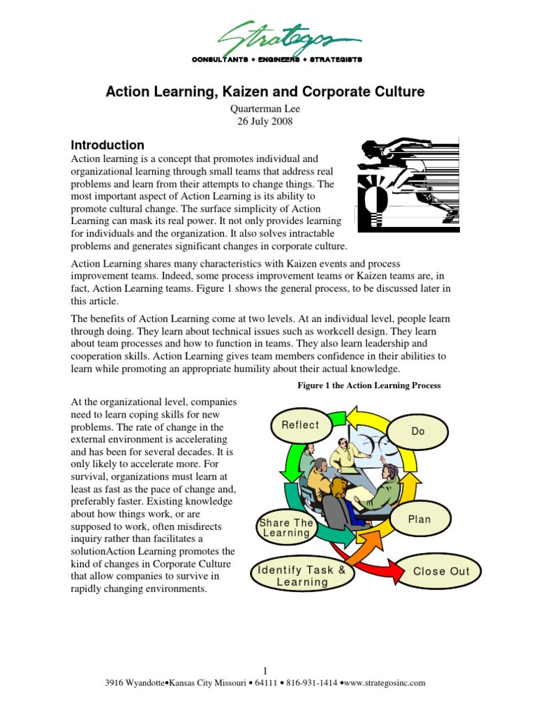 Action Learning PDF | PDF | Organizational Culture | Learning