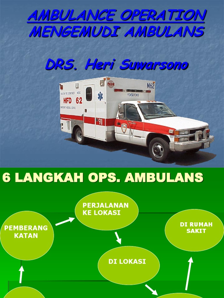 Ambulance Operation Procedures Guide | PDF